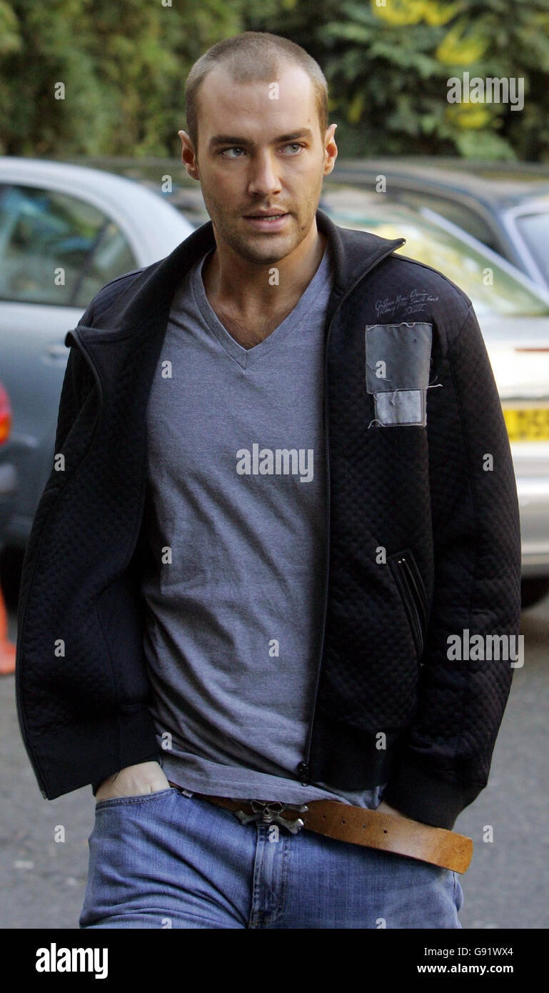 Callum Best, son of George Best, arrives at the Cromwell Hospital ...