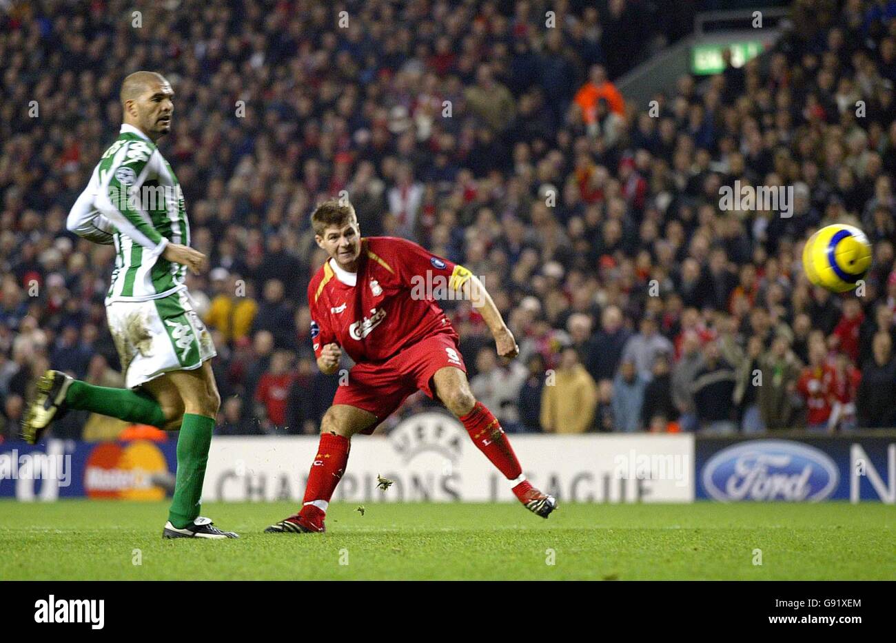 Soccer - UEFA Champions League - Group G - Liverpool v Real Betis ...