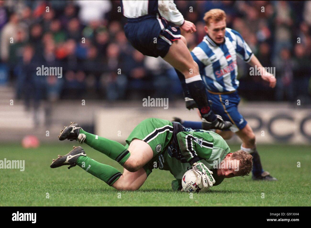 Sheffield wednesday goalkeeper kevin pressman saves hi-res stock ...