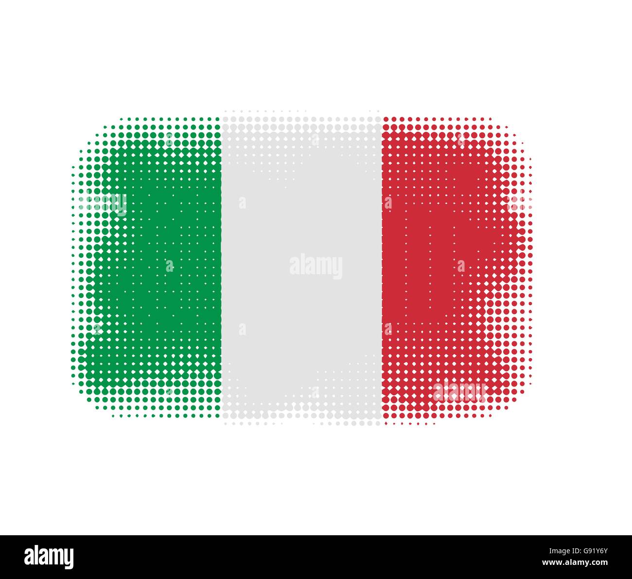 Italy flag symbol halftone vector background illustration Stock Vector ...