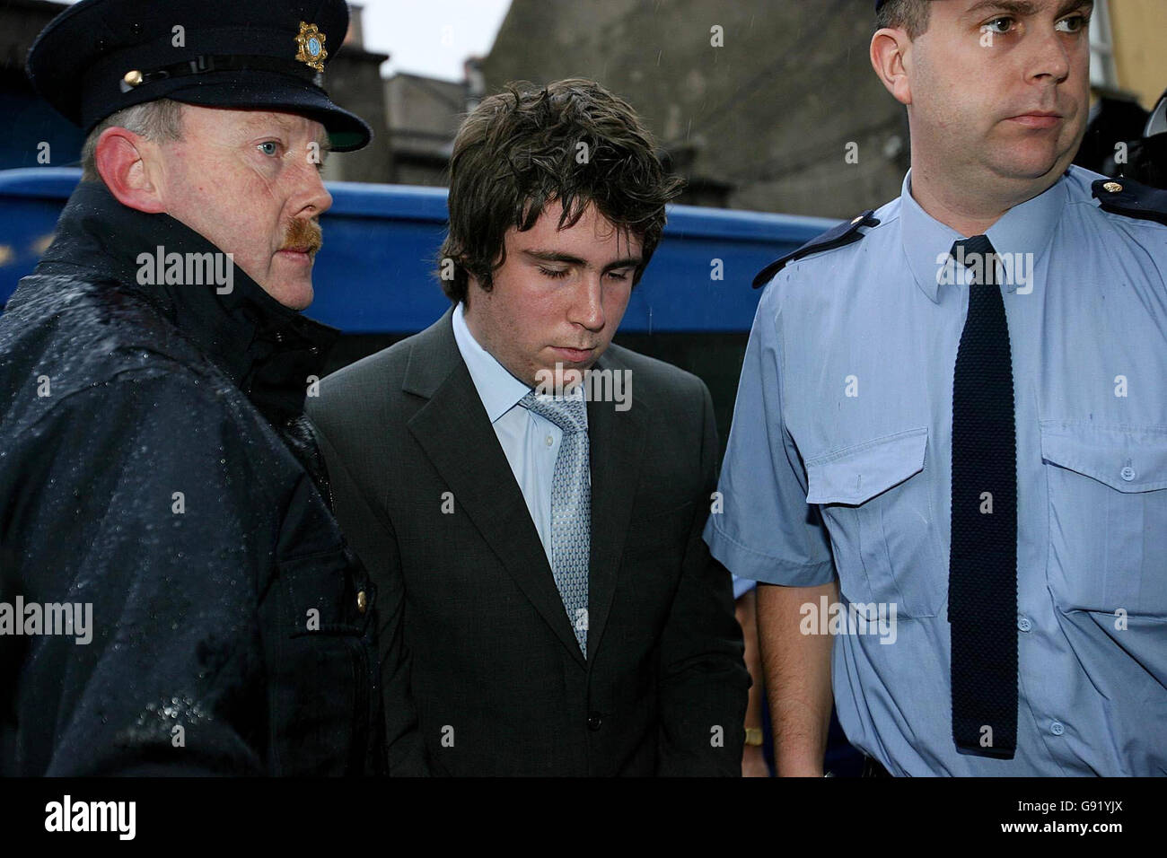 Wayne odonoghue arrives at central criminal court hi-res stock ...