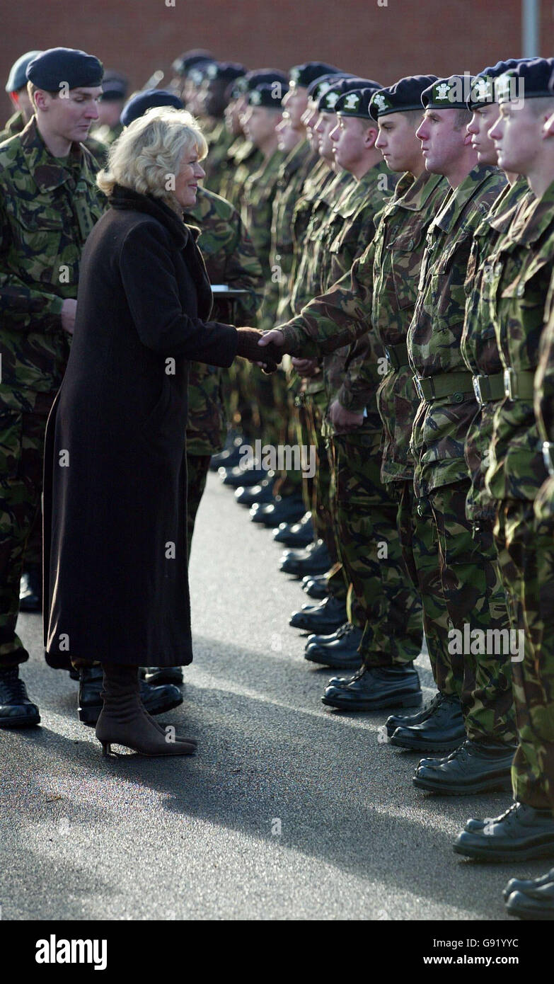 The duchess cornwall tidworth barracks hi-res stock photography and ...