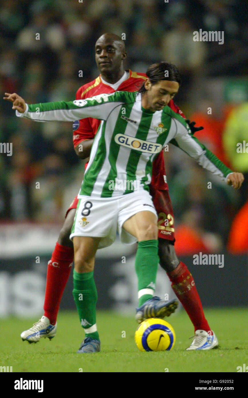 Soccer - UEFA Champions League - Group G - Liverpool v Real Betis ...