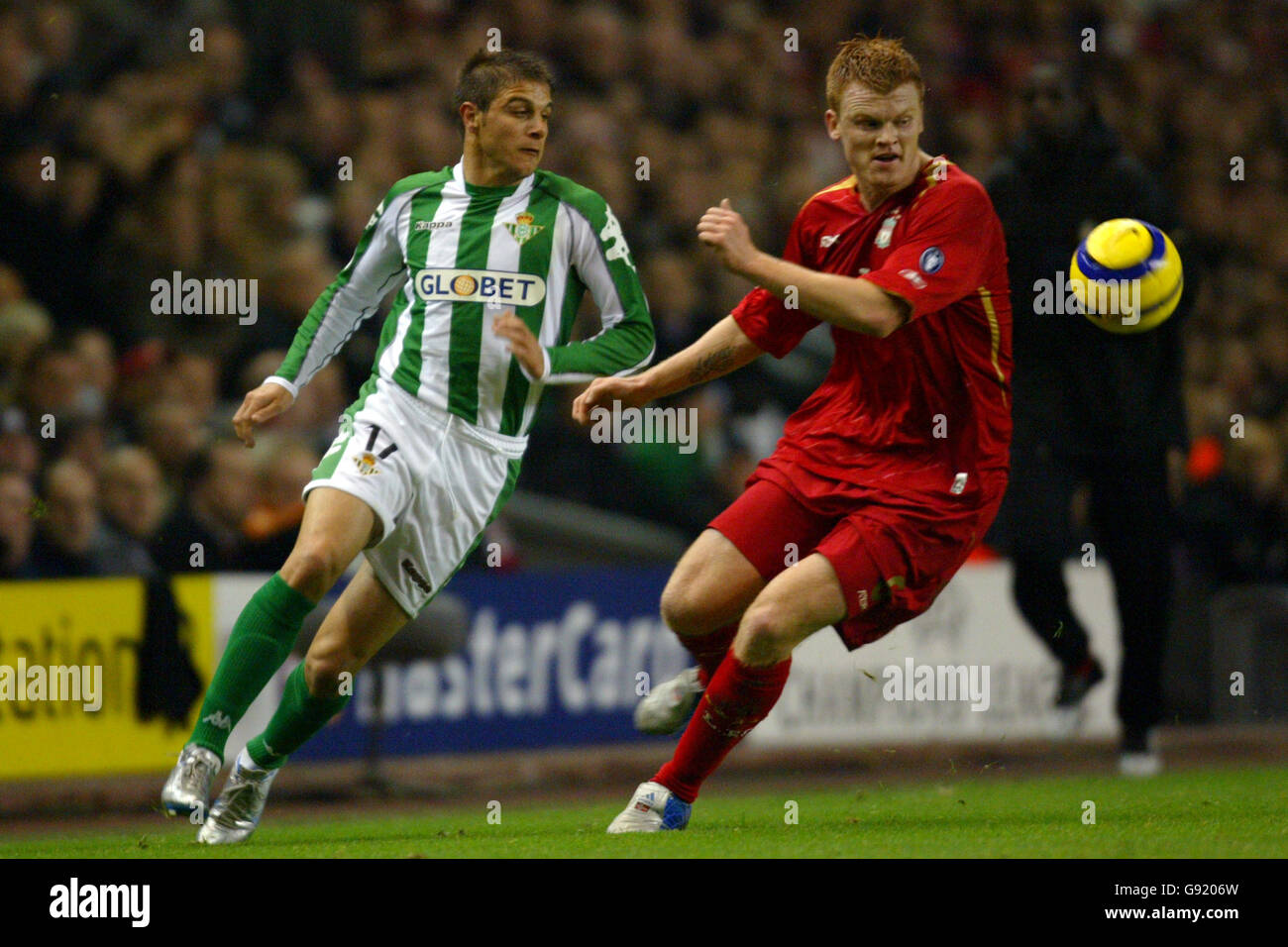Soccer - UEFA Champions League - Group G - Liverpool v Real Betis ...