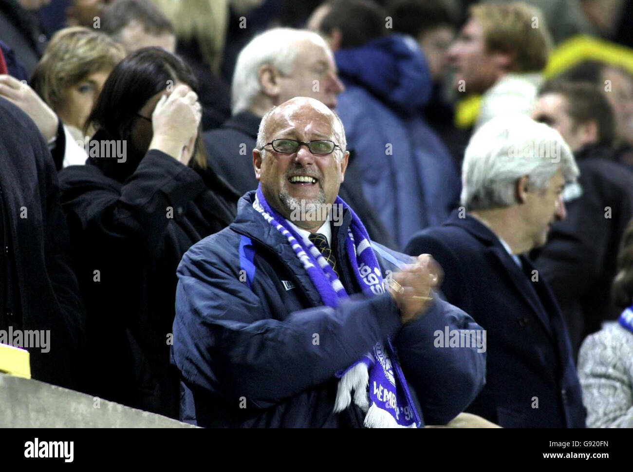 New Millwall chairman Peter de Savary in the stands during the Carling ...