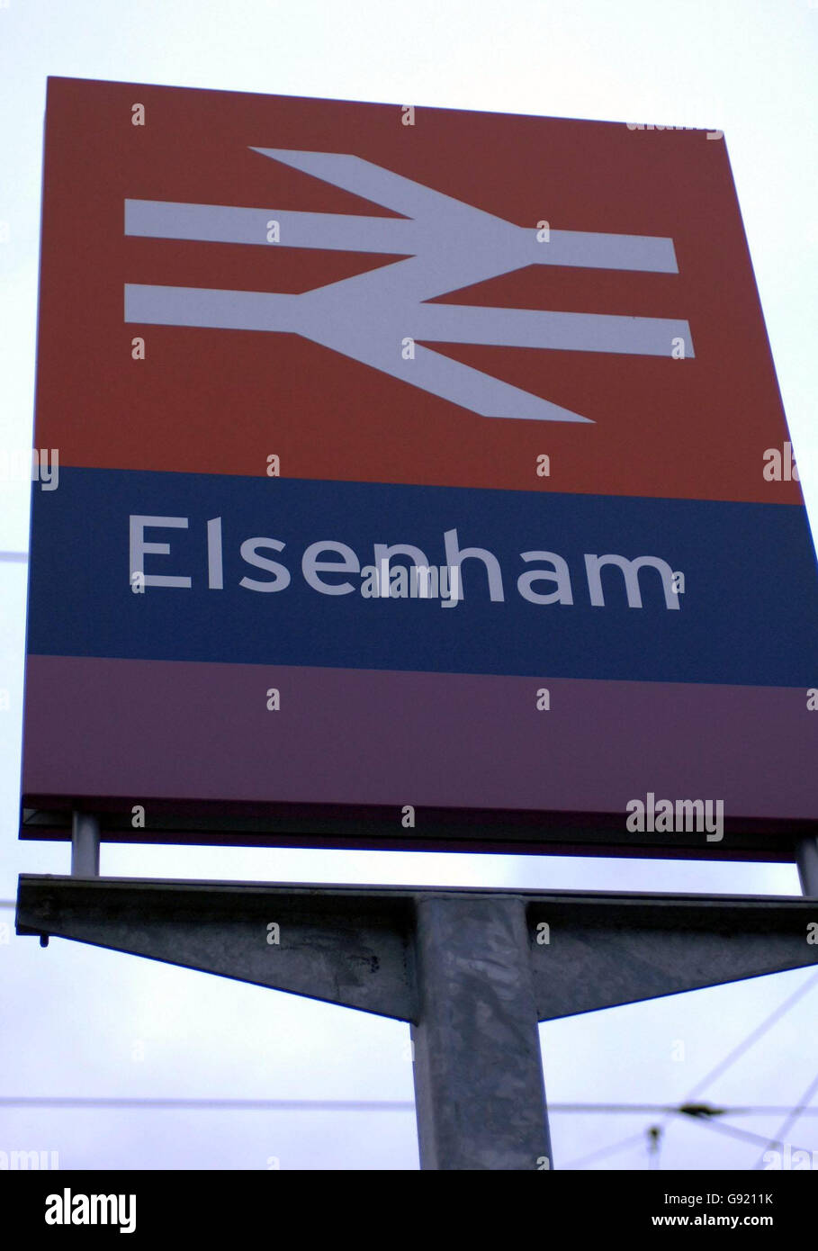 The sign at Elsenham Train station, where 2 girls were killed, Saturday ...