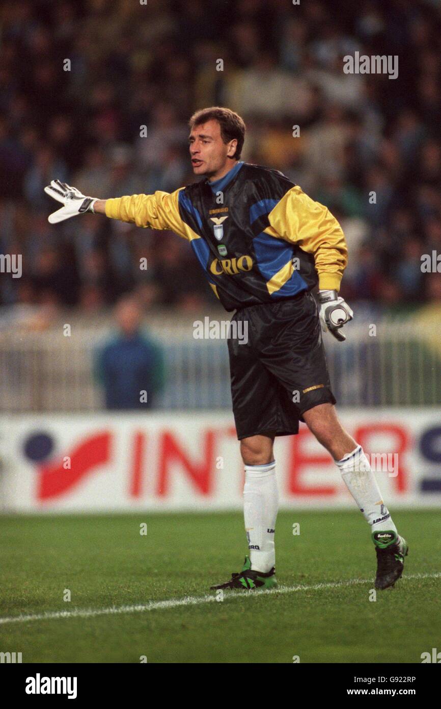 Soccer - UEFA Cup Final - Lazio v Inter Milan. Luca Marchegiani, Lazio ...