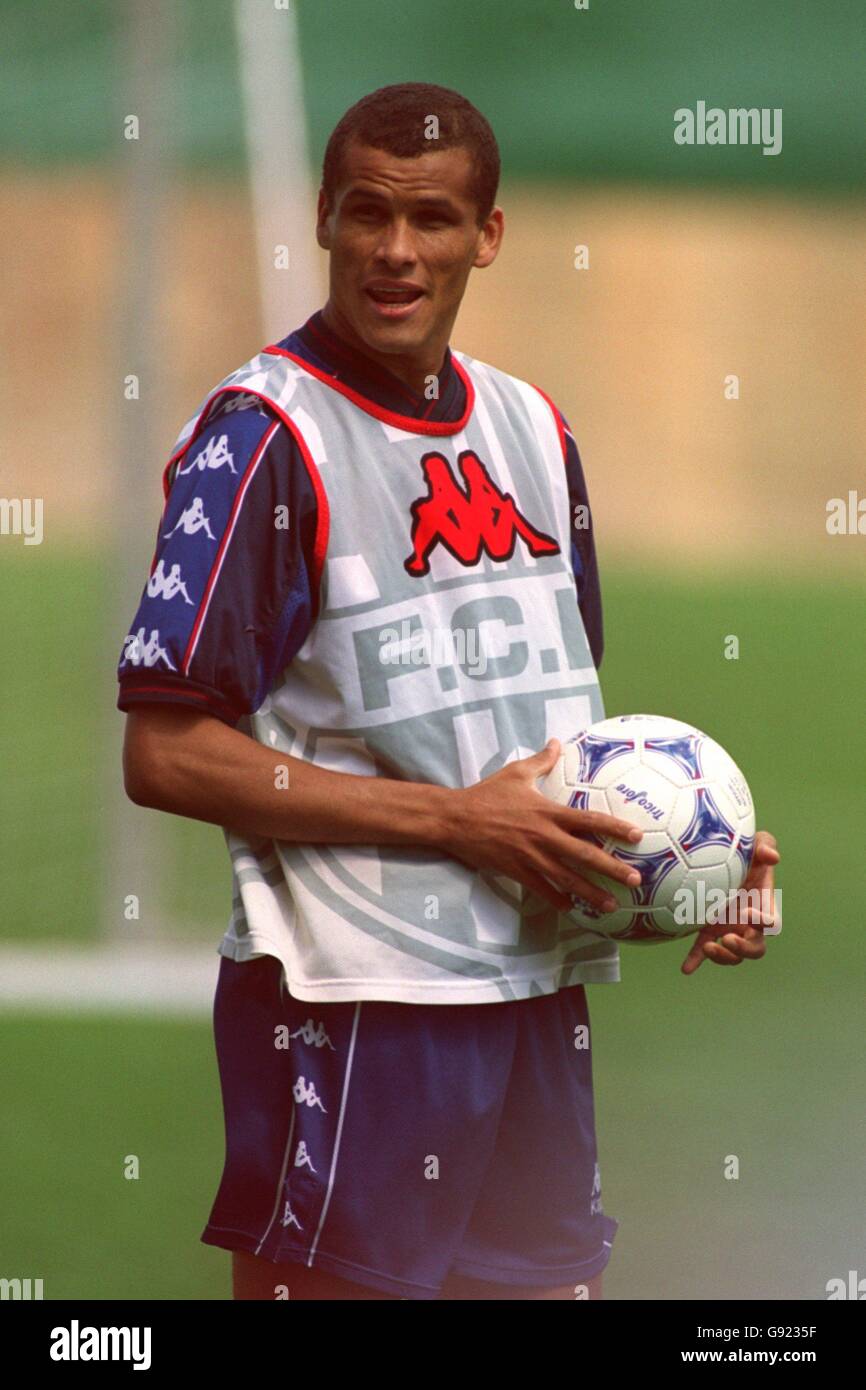 Spanish Soccer - Barcelona Training Stock Photo - Alamy