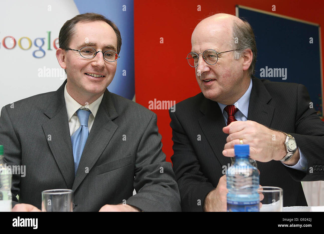Angus Kelsall (left) Google European Director of Finance and Sean ...
