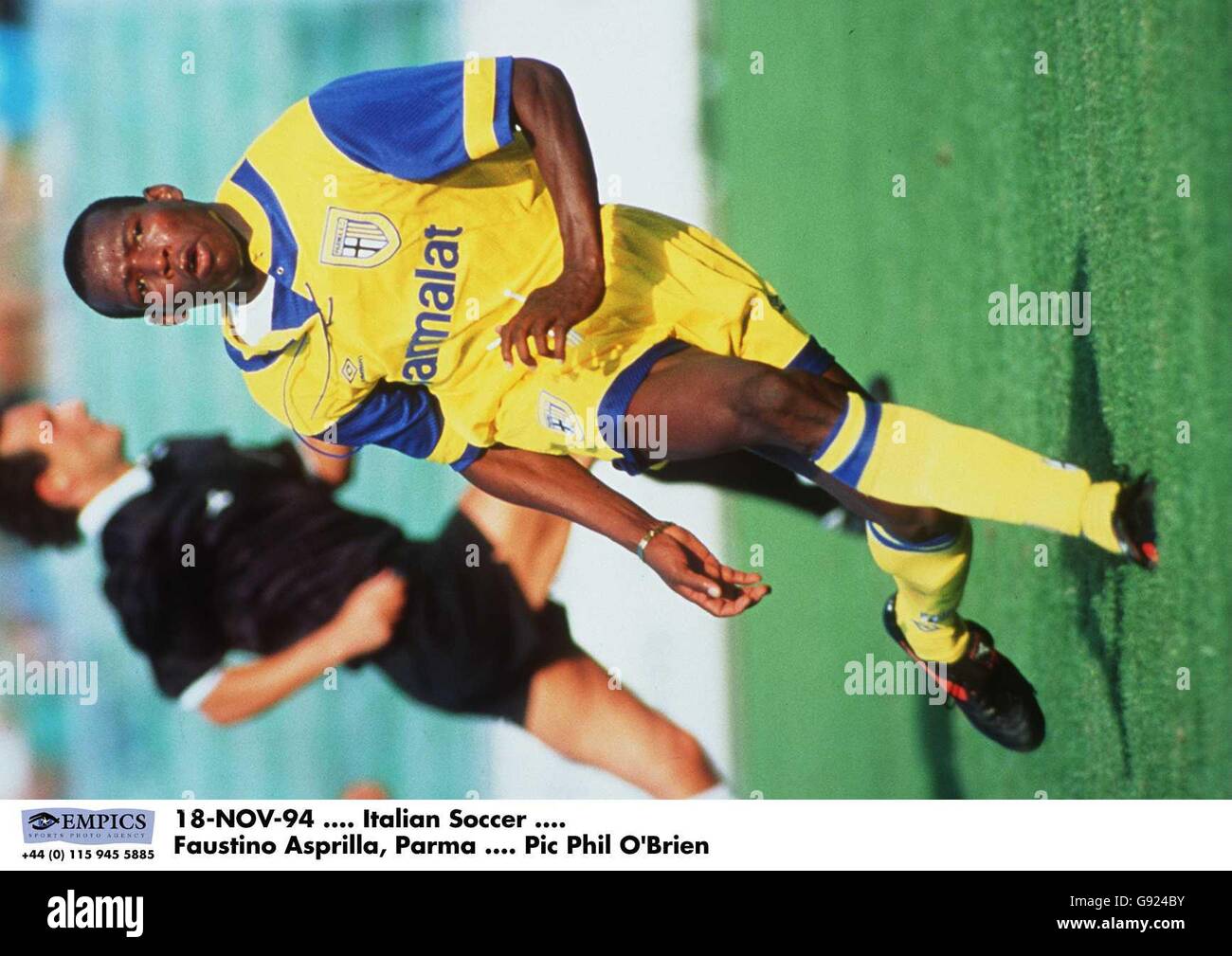 Soccer - Italian Serie A. Faustino Asprilla, Parma Stock Photo - Alamy