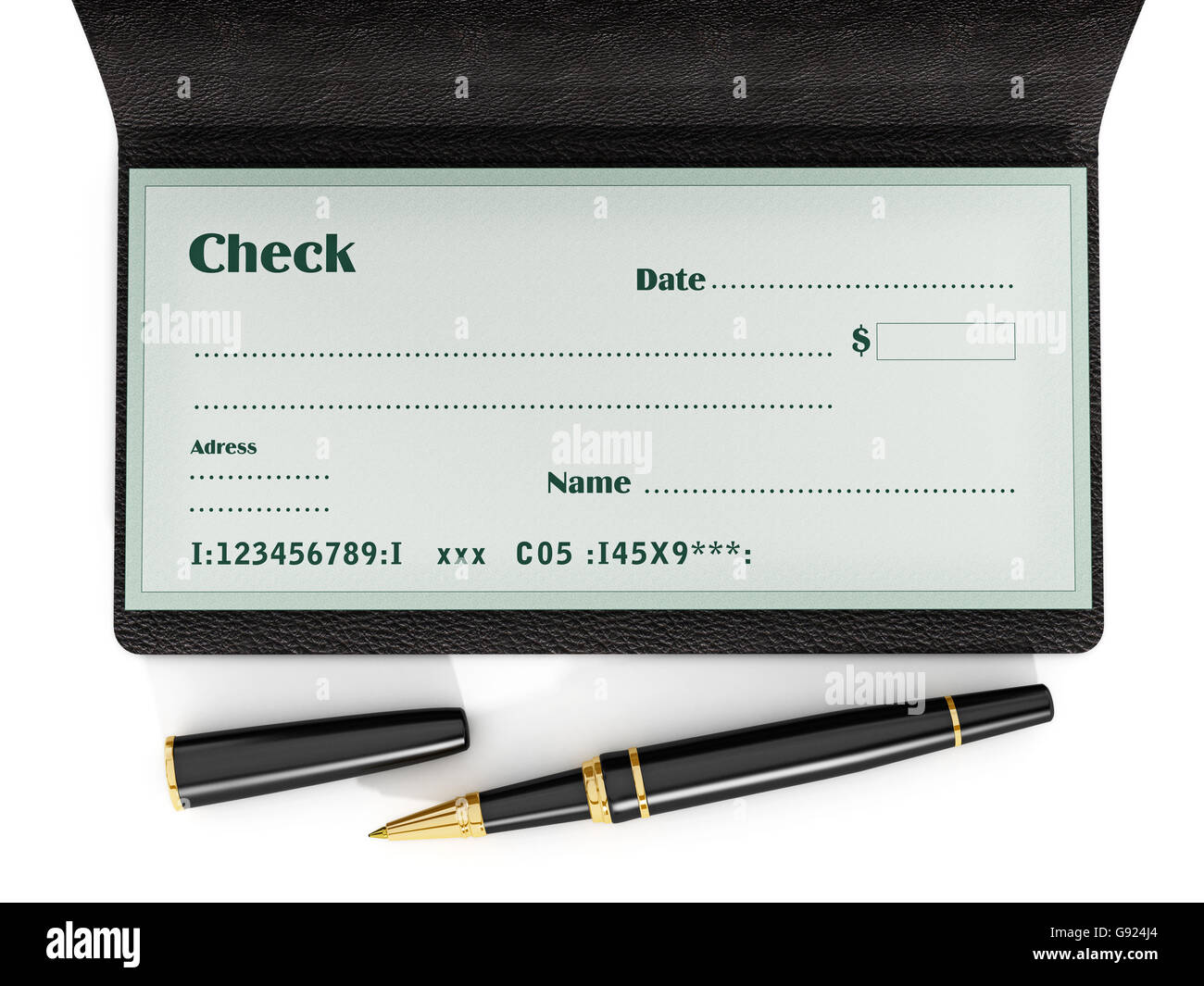 Banking checkbook hi-res stock photography and images - Alamy
