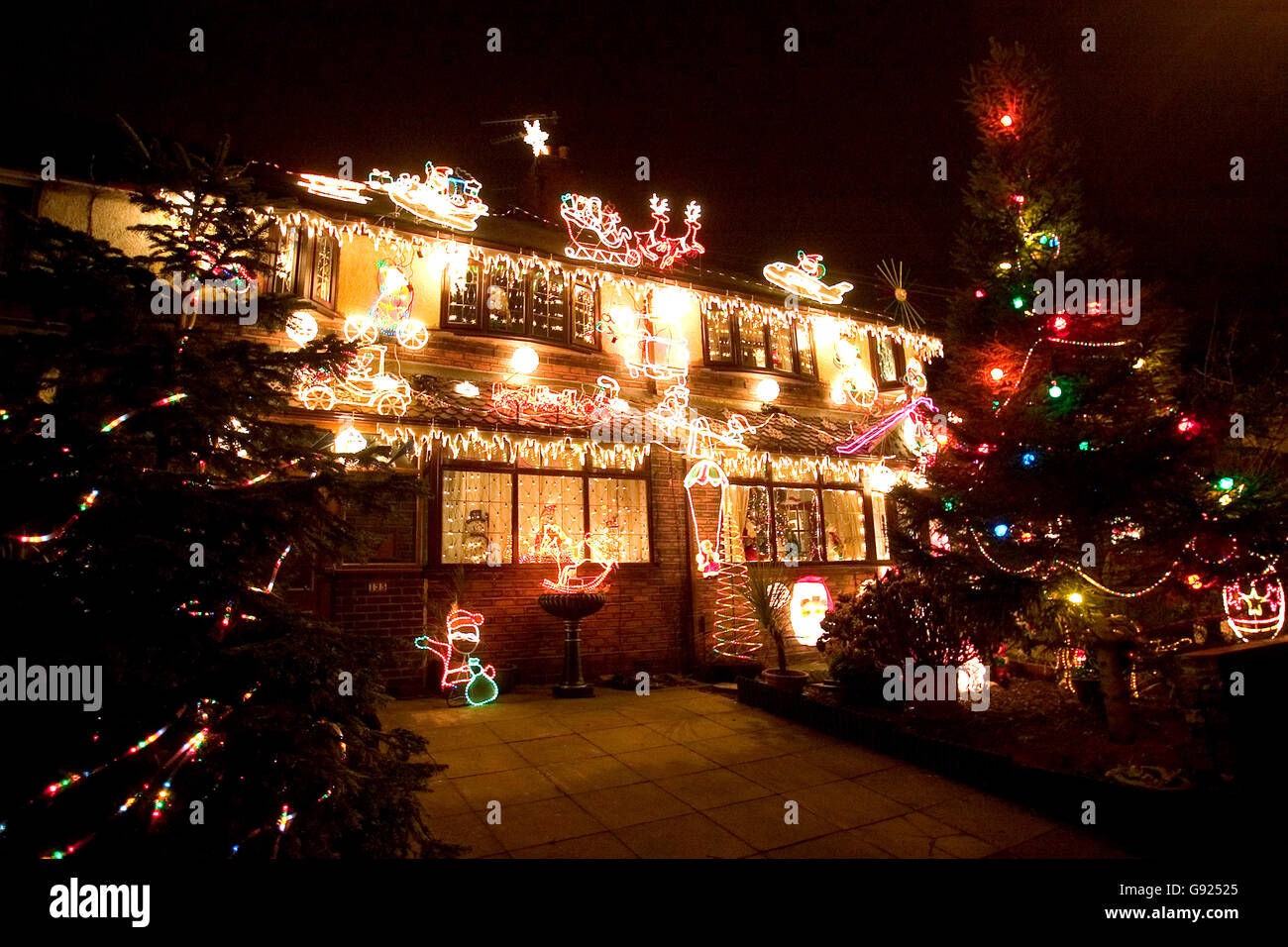 Feature - Christmas Lights 2005 Stock Photo - Alamy