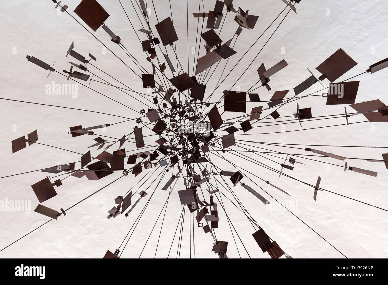 Ceiling sculpture Mirador del Rio Cesar Manrique Lanzarote Canary ...