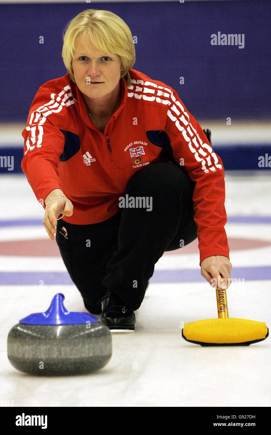 Great Britain's 2006 Turin Olympic women's curling team skip Rhona ...
