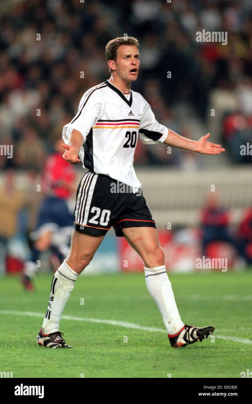 Soccer - World Cup France 98 - Group F - Germany v USA Stock Photo - Alamy