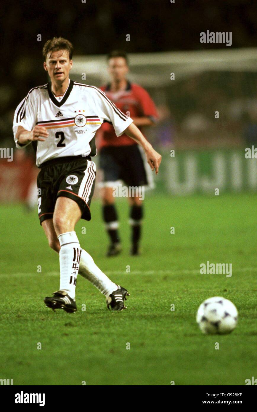 Soccer - World Cup France 98 - Group F - Germany v USA Stock Photo - Alamy
