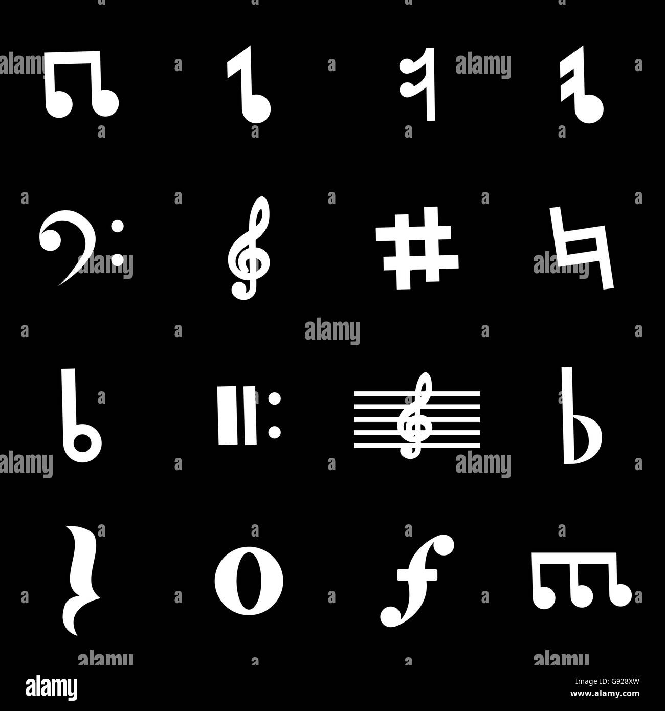 Vector white notes icon set Stock Vector Image & Art - Alamy