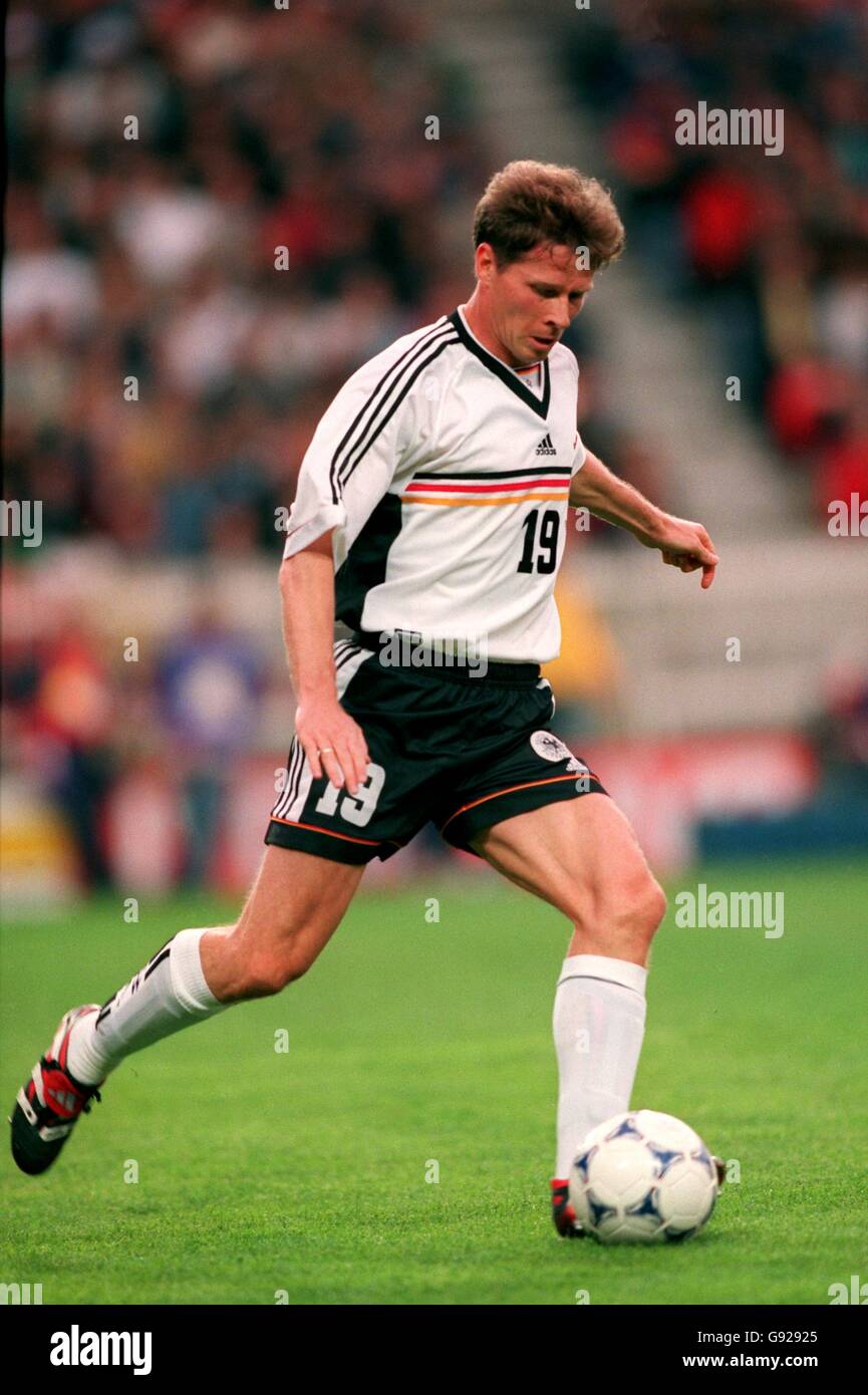 Soccer - World Cup France 98 - Group F - Germany v USA Stock Photo - Alamy