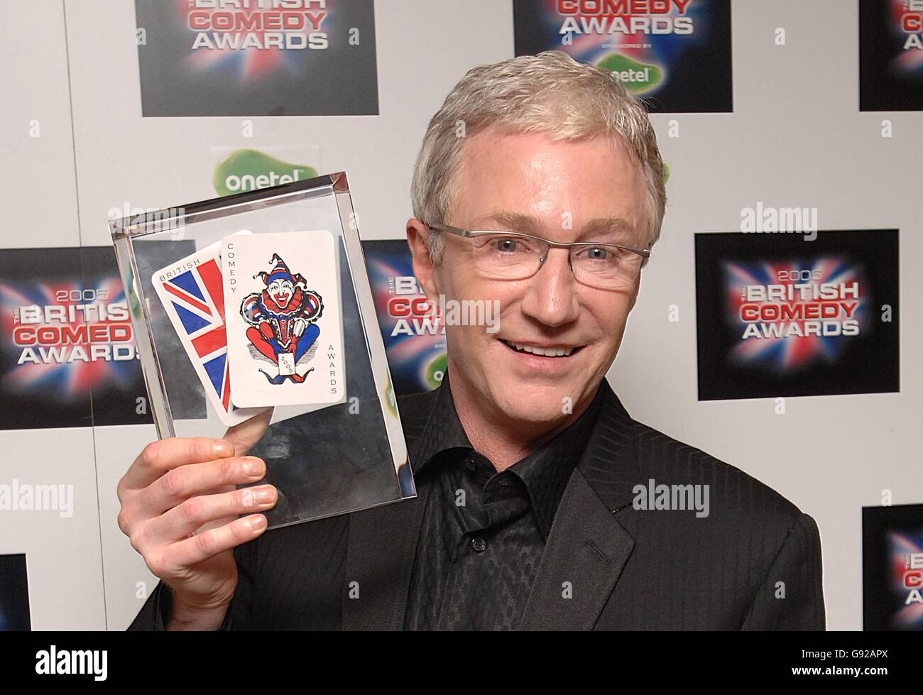 Paul O'Grady (left) with the Best Comedy Entertainment Personality he ...