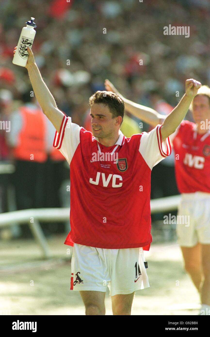 Marc overmars celebrates his hi-res stock photography and images - Alamy