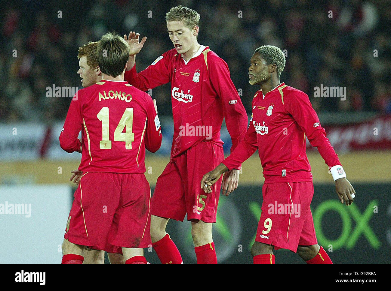 Liverpool 2005 final goal hi-res stock photography and images - Alamy