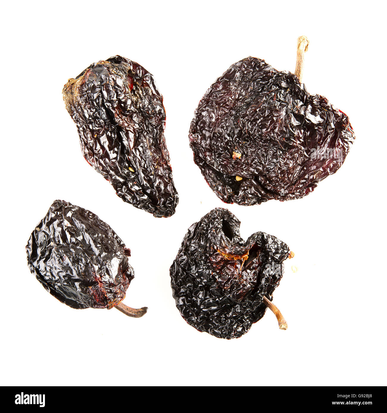 Dried poblano Cut Out Stock Images & Pictures - Alamy
