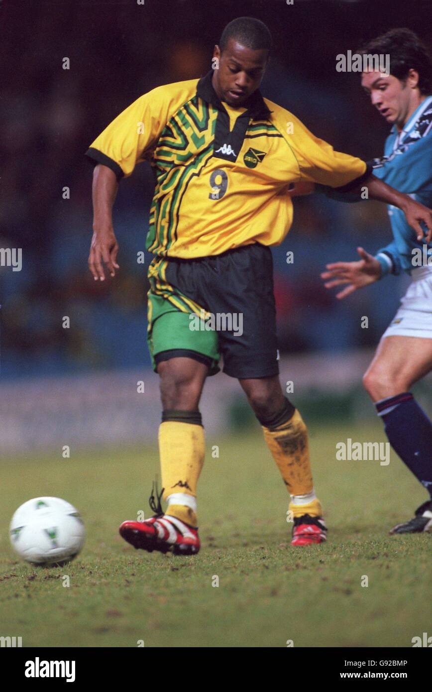 Soccer - Friendly - Manchester City v Jamaica. Jamaica's Andrew ...