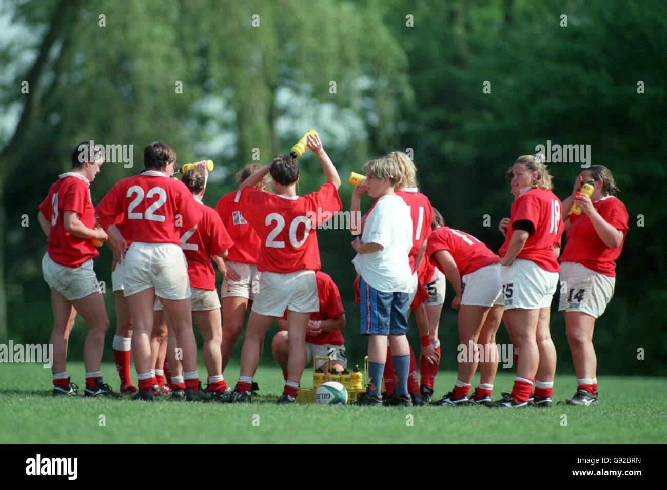 Welsh womens rugby team hi-res stock photography and images - Alamy