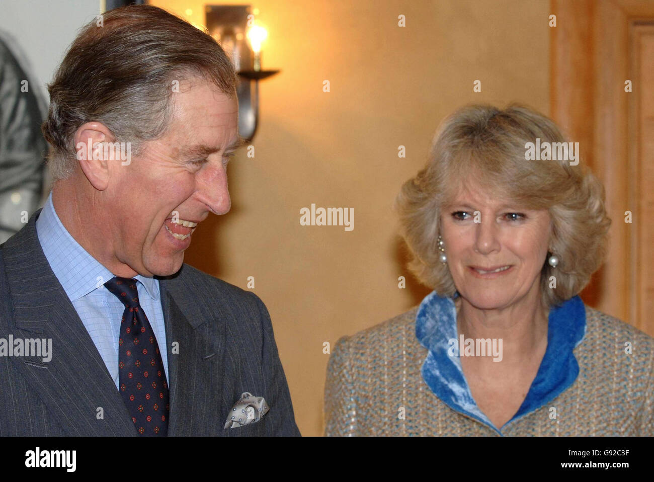 Prince charles camilla tree hi-res stock photography and images - Alamy
