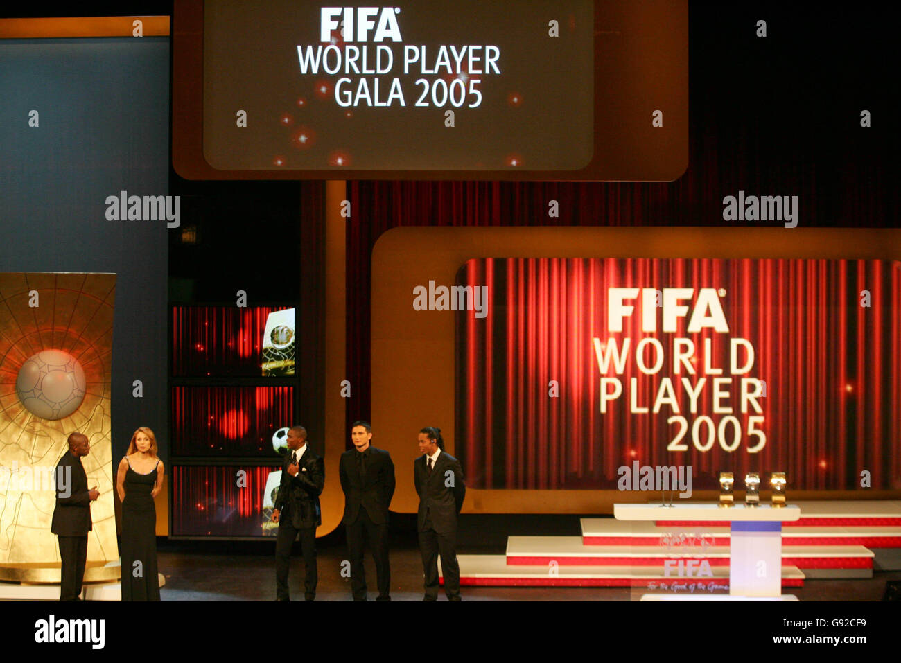 Soccer - FIFA World Player of the Year 2005 - Zurich Opera House Stock ...