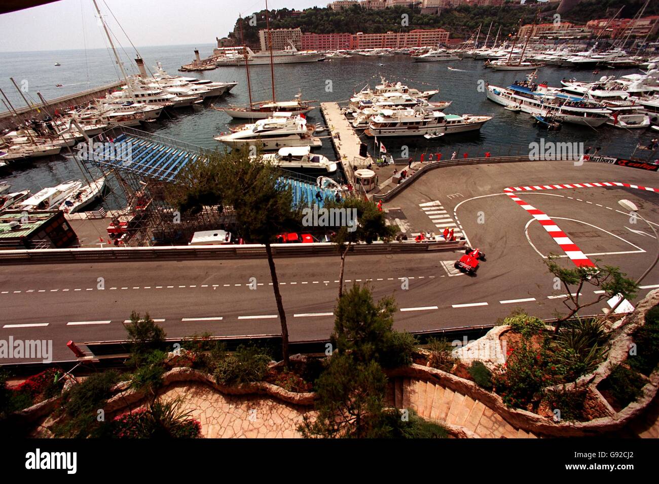 Formula One Motor Racing - Monaco Grand Prix - Practice. Overlooking ...