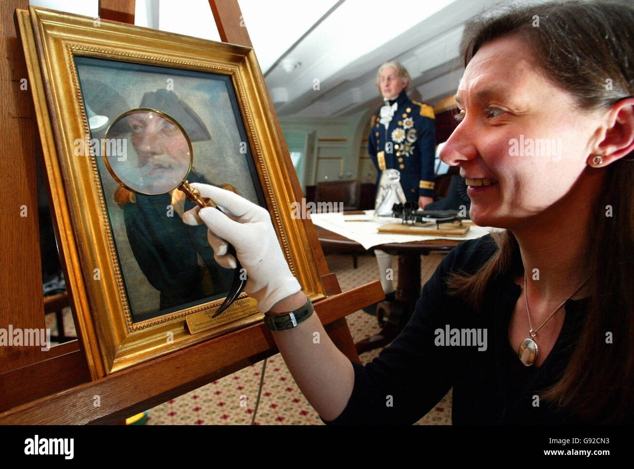 Victoria Ingles, Curatorial Project Officer of the Royal Navy Museum in ...