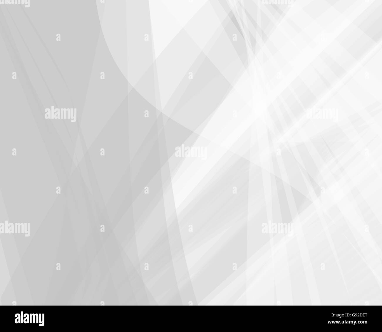 Monochrome white abstract vector background, gray transparent wave ...