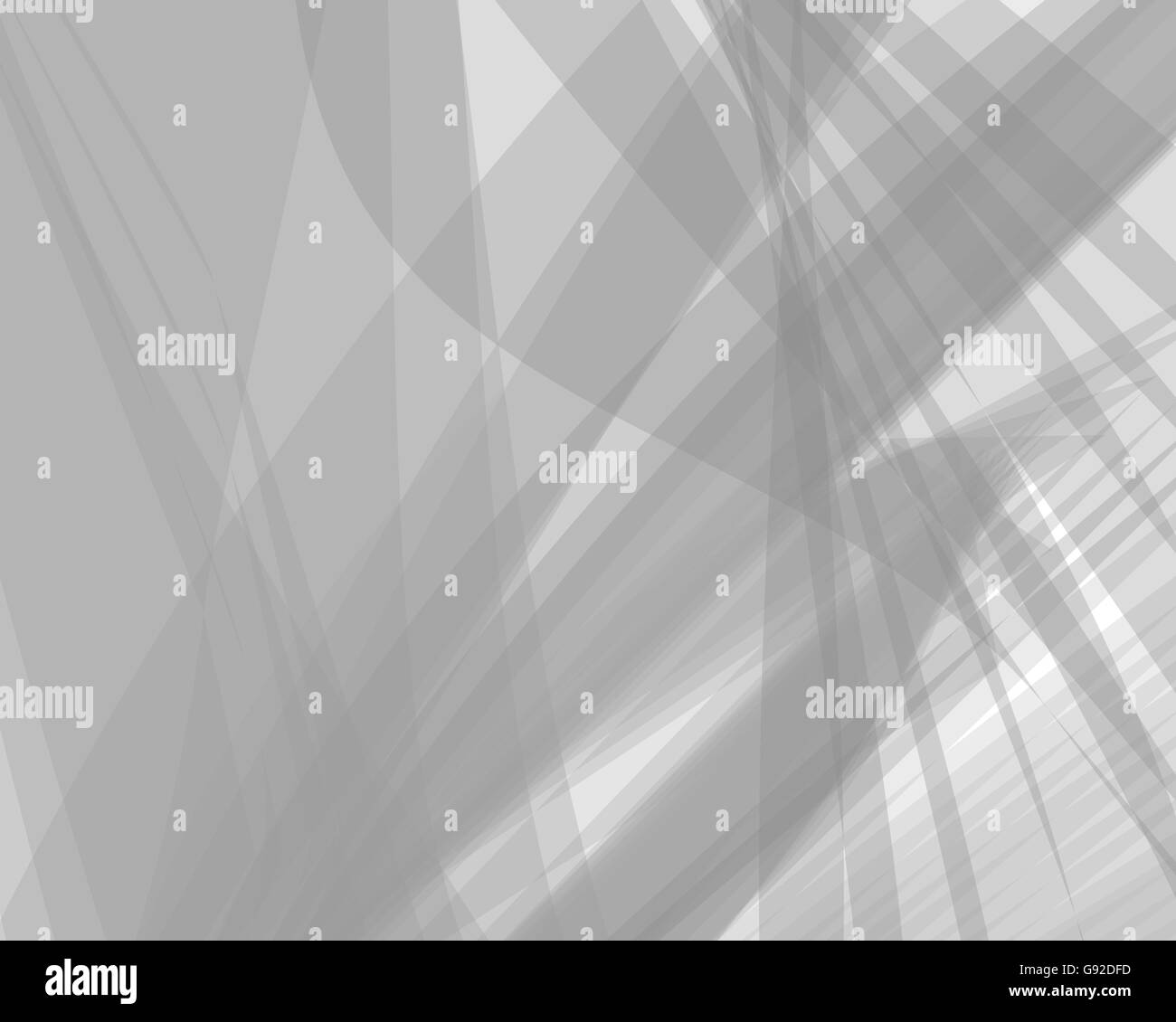 Monochrome white abstract vector background, gray transparent wave ...