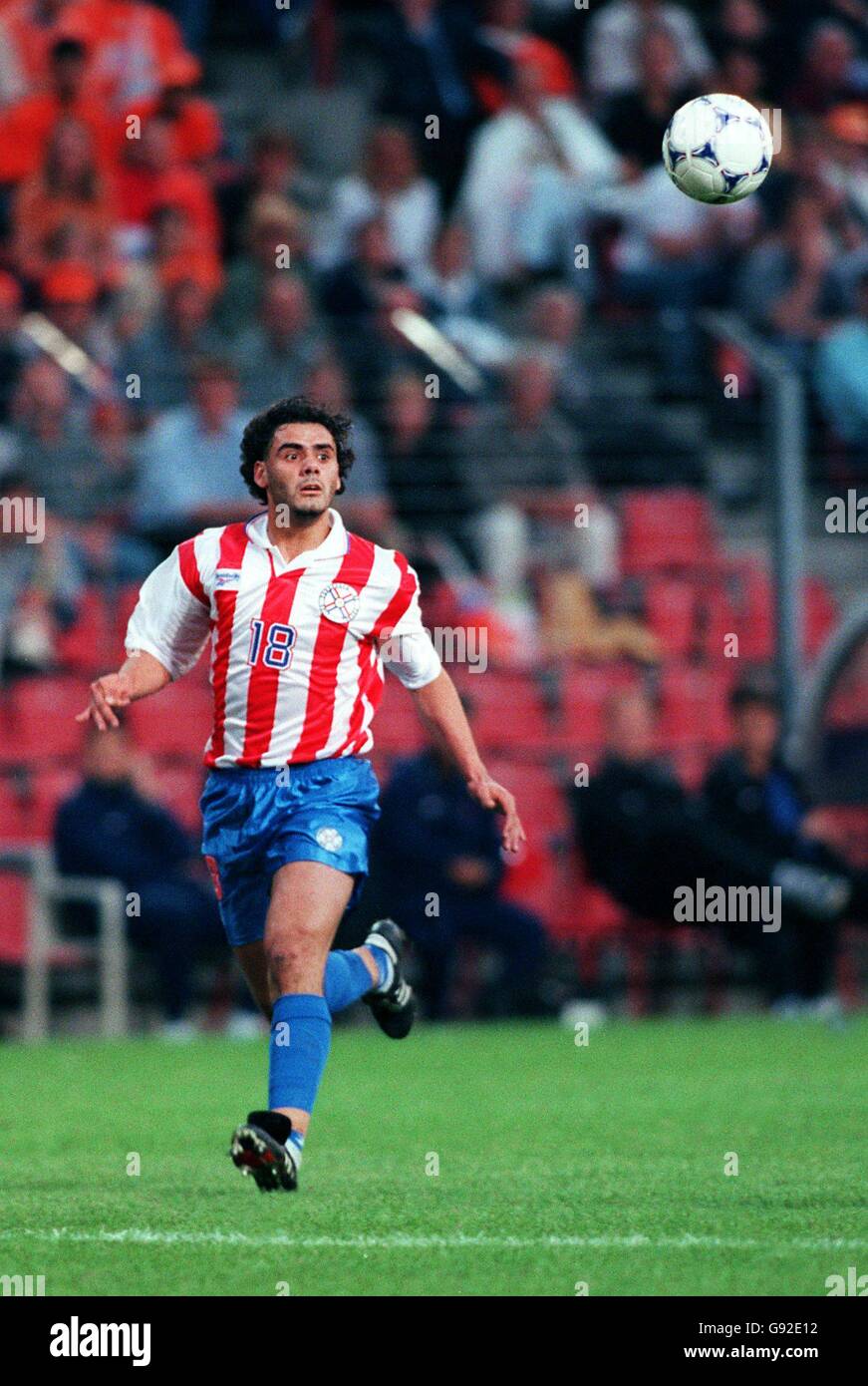 Soccer - Friendly - Holland v Paraguay. Cesar Ramirez, Paraguay Stock ...
