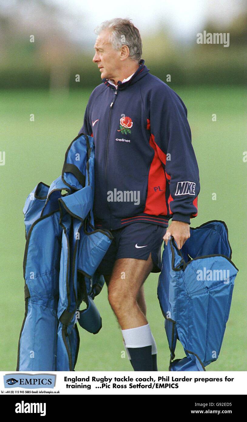Rugby Union - England in New Zealand - England Training. England tackle ...