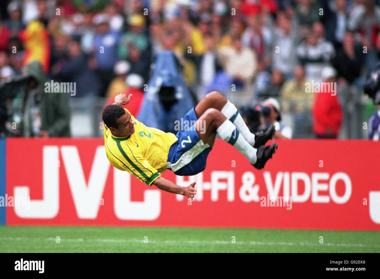 Soccer - World Cup France 98 - Group A - Brazil v Scotland Stock Photo ...