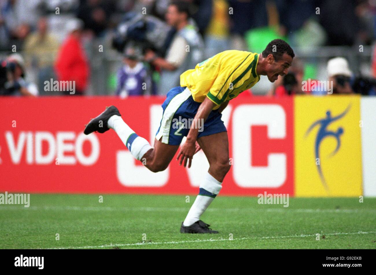 Soccer - World Cup France 98 - Group A - Brazil v Scotland. Brazil's ...