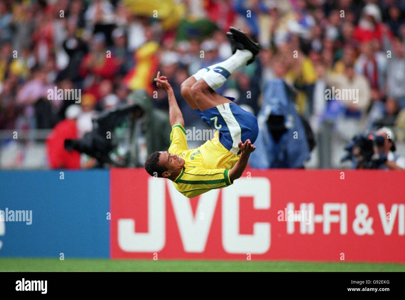 Soccer - World Cup France 98 - Group A - Brazil v Scotland. Brazil's ...