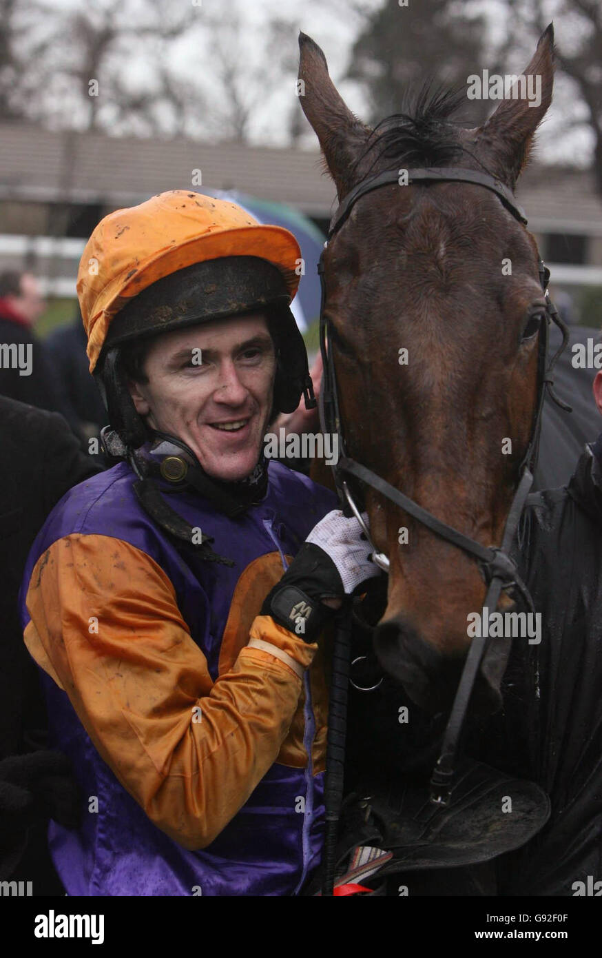Tony McCoy with Brave Inca after winning the Bewleys Hotel December ...