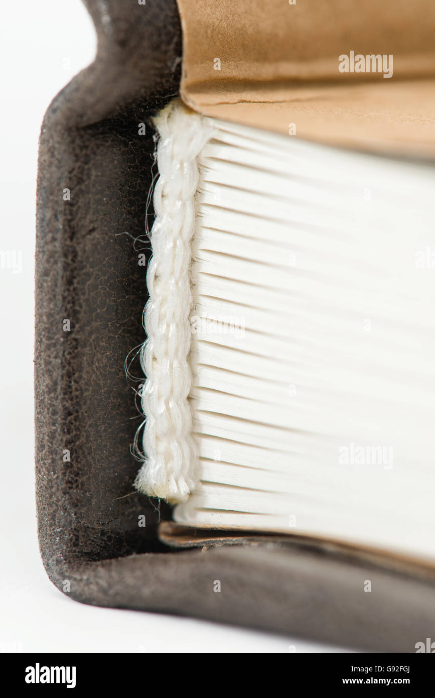 the spine of the book close-up on a light background Stock Photo - Alamy