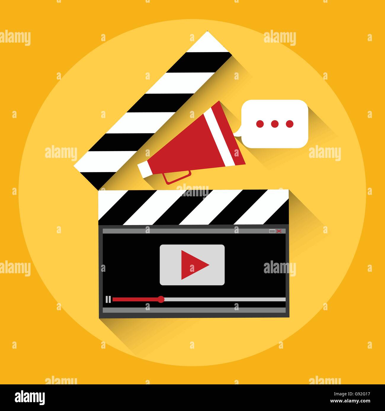 Loudspeaker Cut Stock Vector Images - Alamy