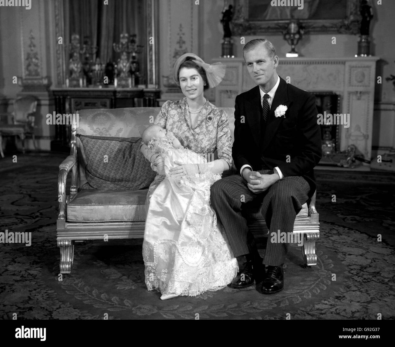 Princess royal anne duke Black and White Stock Photos & Images - Alamy