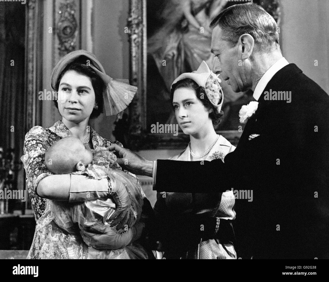 Princess anne elizabeth alice louise just christened hi-res stock ...