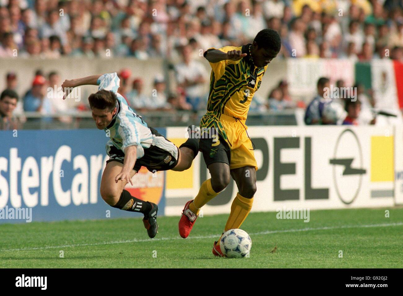 Soccer - World Cup France 98 - Group H - Argentina v Jamaica. Argentina ...