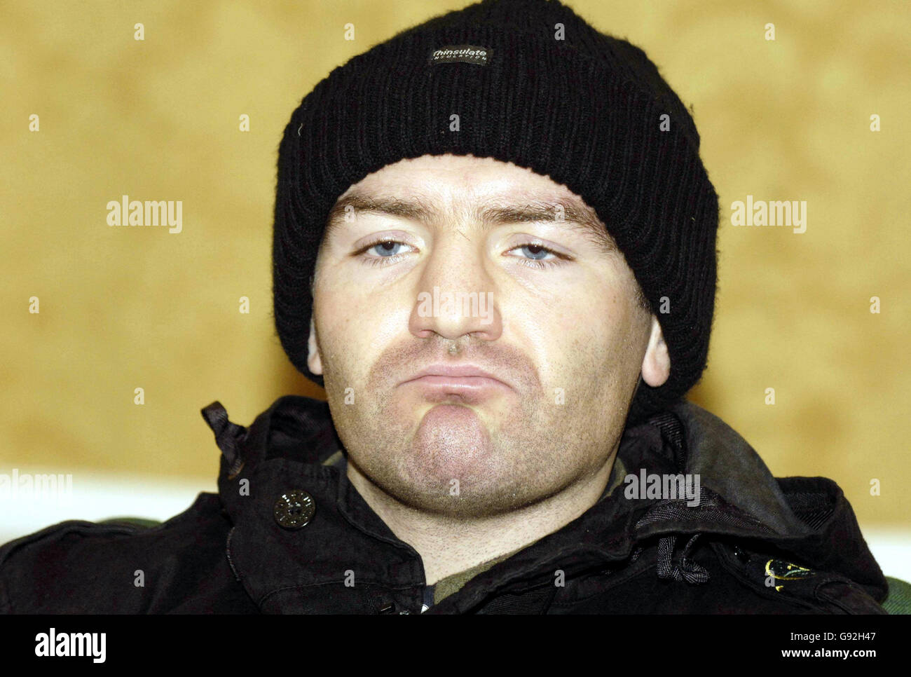 Scott Harrison during a press conference at the Marriott Hotel, Glasgow ...