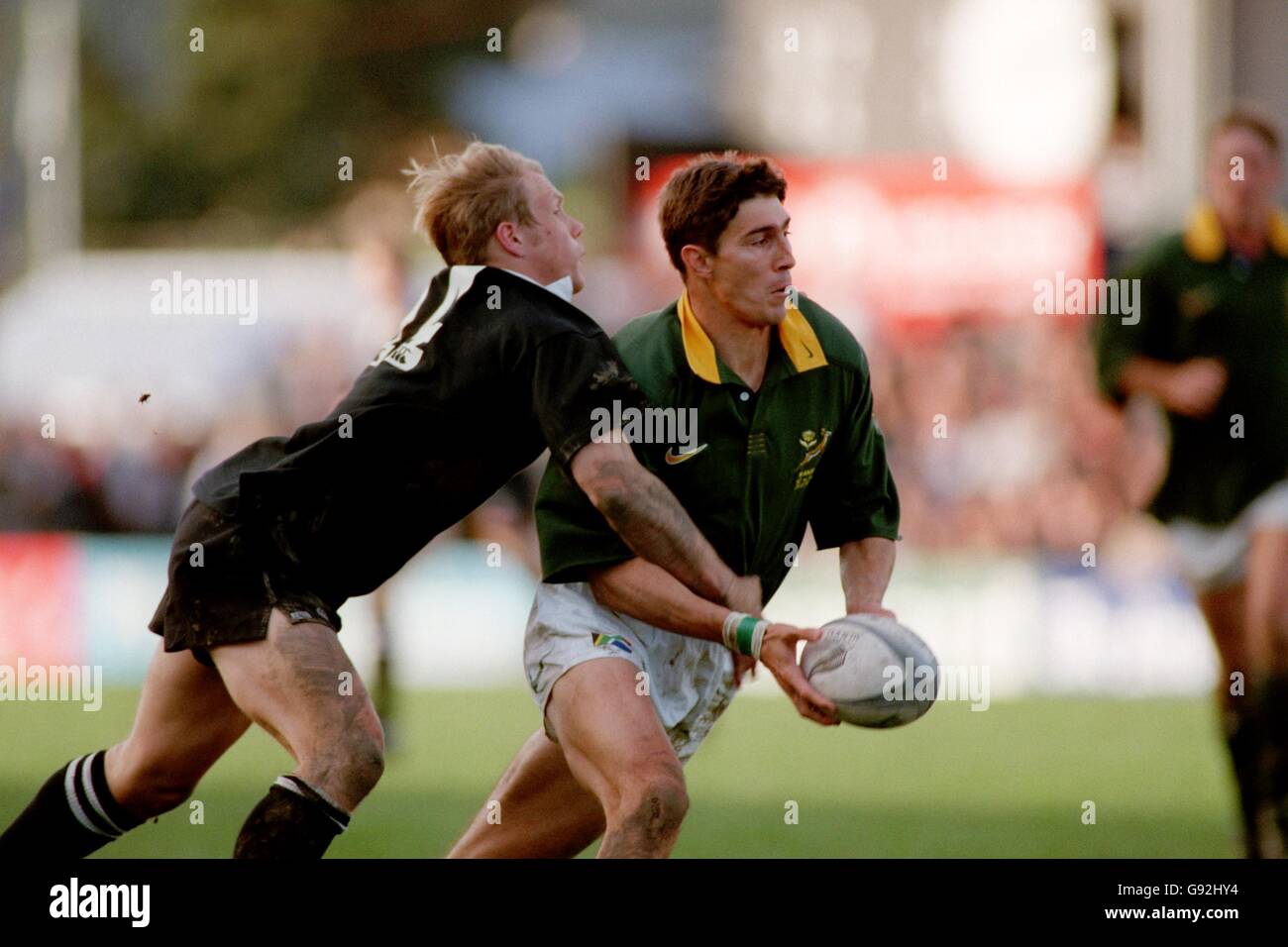 Rugby Union - Tri Nations Series - New Zealand v South Africa Stock ...