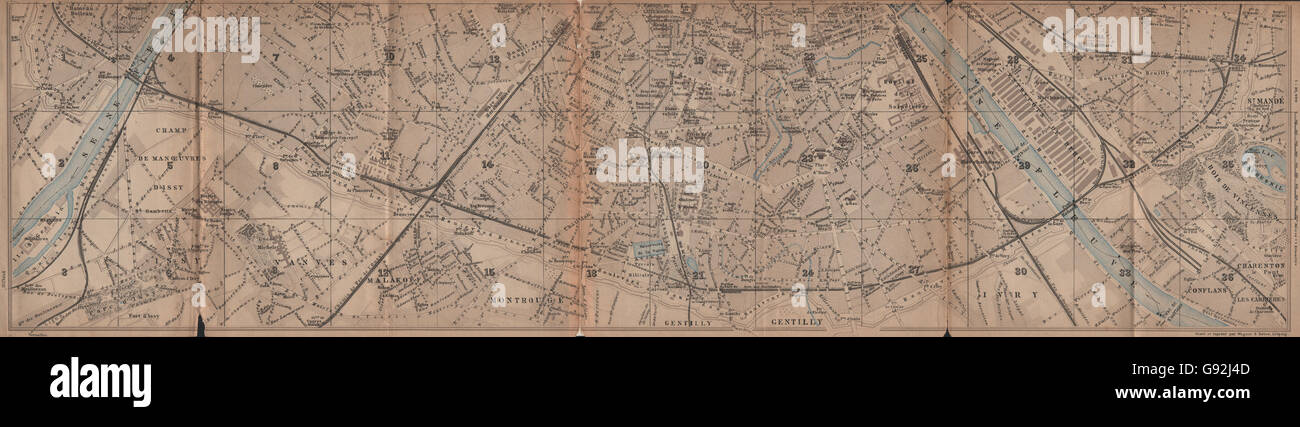 Paris 14e carte hi-res stock photography and images - Alamy