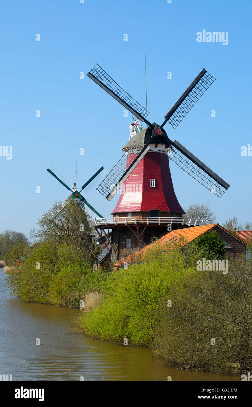 Twin windmill hi-res stock photography and images - Alamy