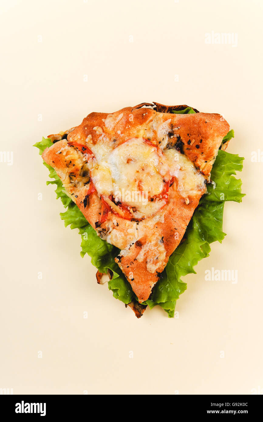 Pizza triangle hi-res stock photography and images - Alamy